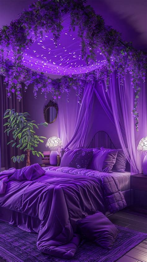 100 Beautiful Purple Bedroom Ideas To Enhance Your Space Purple