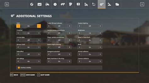 Additional Game Settings V1 1 0 1 FS19 Mod Mod For Farming Simulator 19 LS Portal