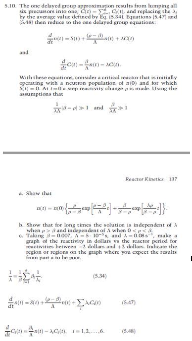 5 10 the one delayed group approximation results