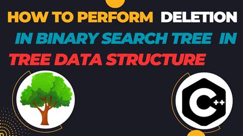 how to perform deletion in binary search tree algorithm program in