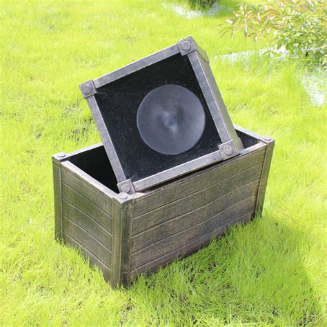 Большой пластиковый ящик для цветов PLANTER TEAK L ROTO коричневого ...