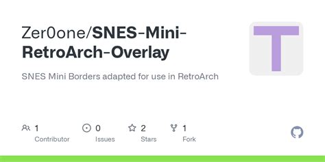 Github Zer0one Snes Mini Retroarch Overlay Snes Mini Borders Adapted For Use In Retroarch