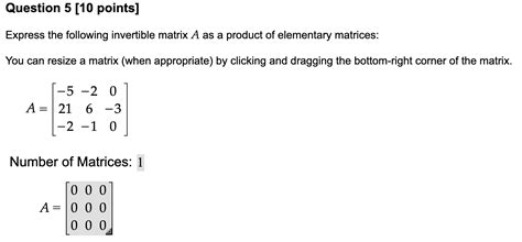 Solved Question 5 10 ﻿points Express The Following