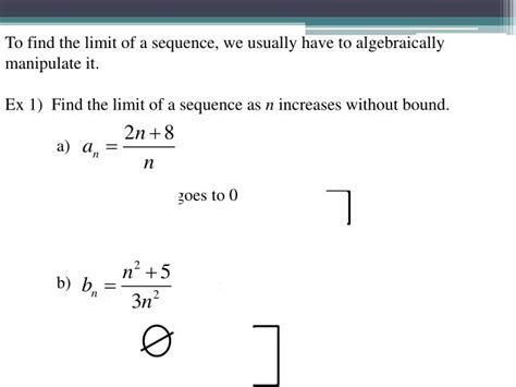 Ppt 13 6 Limits Of Sequences Powerpoint Presentation Id 5003390