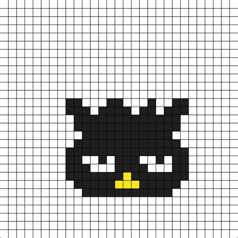 Badtz Maru 29 X 29 Perler Bead Pattern Bead Sprites Misc Fuse Bead Patterns