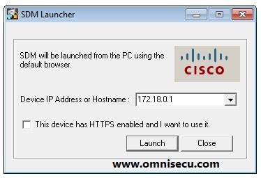 How To Install Cisco SDM And How To Configure Cisco Router For SDM