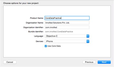 Core Data Implementation In IOS Innofied