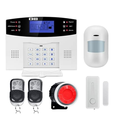 wireless gsm home security alarm system for tuya app with motion sensor