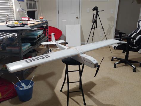 My Wip Fixed Wing Ardupilot Drone Is Coming Along The Only Thing Left Is The Landing Gear And