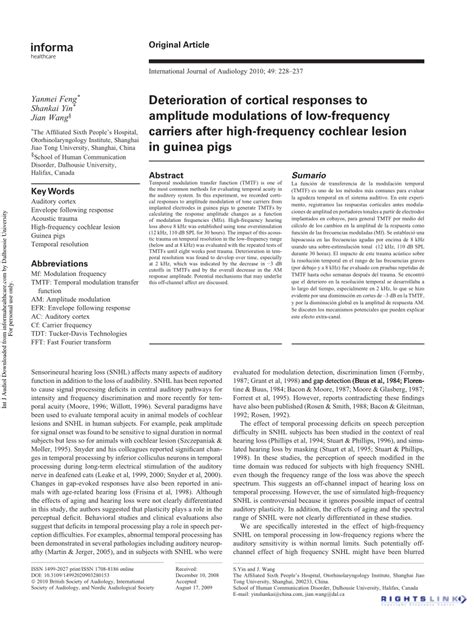 Pdf Deterioration Of Cortical Responses To Amplitude Modulations Of Low Frequency Carriers