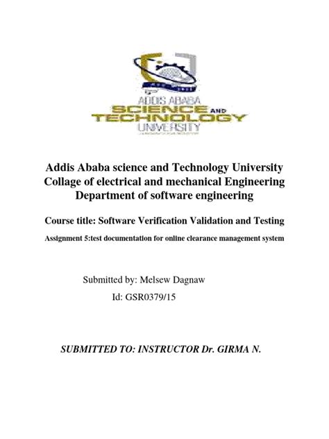 Assigment Five Pdf Software Testing Quality Assurance