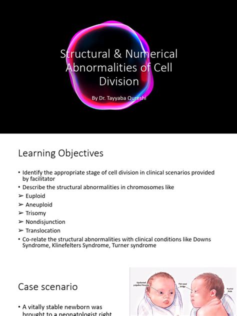 Anatomy Structural Numerical Abnormalities Of Cell Division Pdf