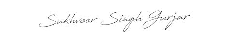 75 Sukhveer Singh Gurjar Name Signature Style Ideas Exclusive E Sign