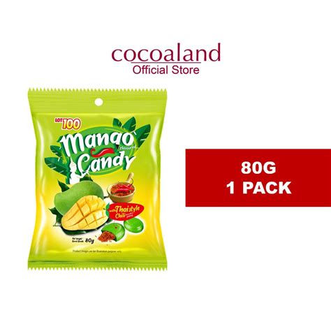 Lot 100 Thai Green Mango Candy 80g X 1 Pack Shopee Malaysia