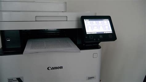 Canon Mf645CX prędkość drukowania oraz hałas - YouTube