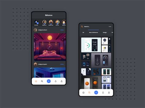 Behance App Dark Mode Vol Behance
