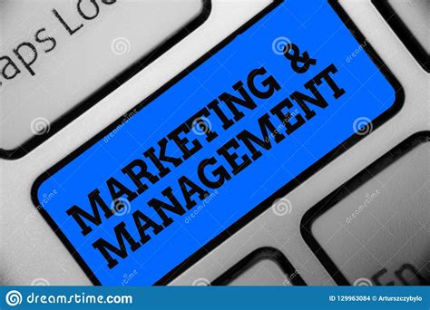 Word Writing Text Marketing And Management Business Concept For