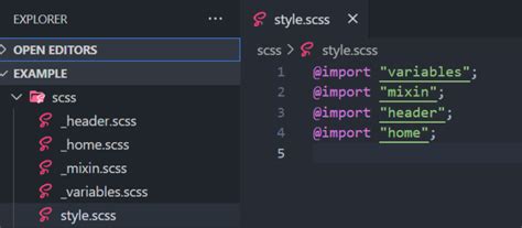 Sass 파일분리와 Nesting