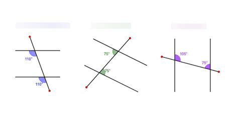 Angles On Parallel Lines Diagram Quizlet