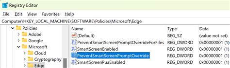 Enforcing Smartscreen With Policy Text Plain