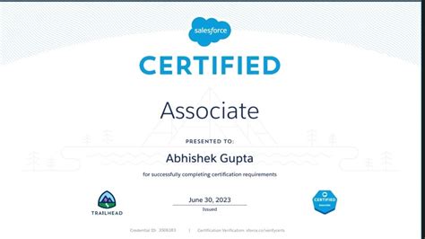 Abhishek Gupta On Linkedin Salesforce Salesforcecertified Salesforceassociate