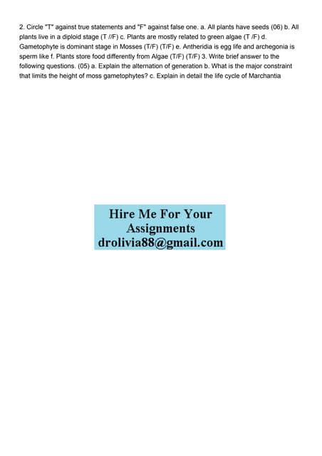 2 circle t against true statements and f against false pdf