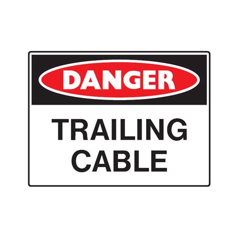 Mining Signs Trailing Cable Shop Now Seton Australia