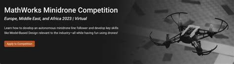 Matlab Events On Linkedin Mathworks Minidrone Competition Learn How To