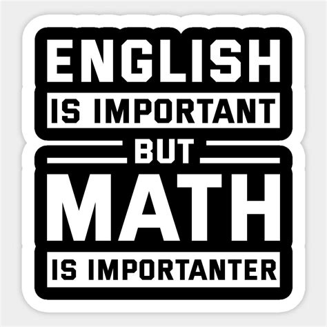 Why Math Matters Sticker Math