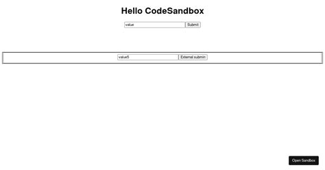 Fieldset Codesandbox