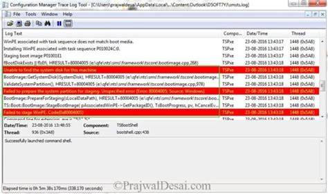 SCCM OSD Error Unable To Find System Disk For Machine