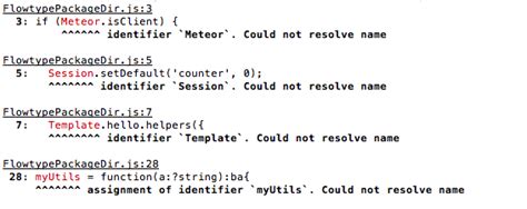 Javascript Meteor Flowtype Stack Overflow