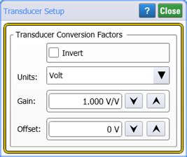 Transducer Setup