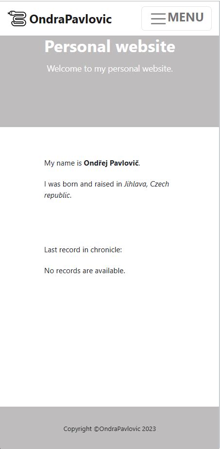 Github Ondrapavlovicproject Website