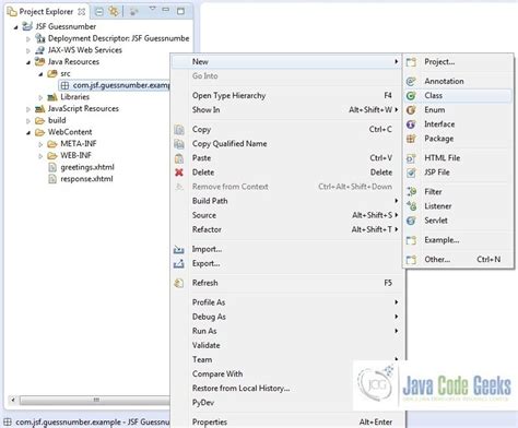 Jsf Guess Number Example Java Code Geeks