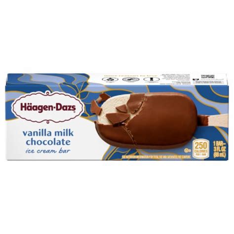 Haagen Dazs Vanilla Milk Chocolate Ice Cream Bars 3 Oz Fred Meyer