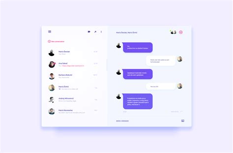 Chat Module Ui Challenge — Week 06 By Mario Šestak On Dribbble
