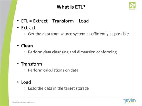 Introduction To Etl And Data Integration Pdf Databases Computer Software And Applications