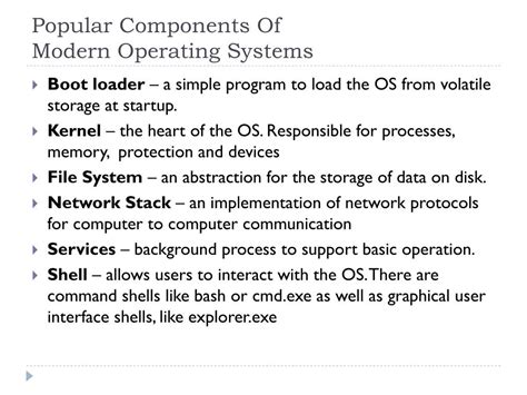 ppt ist346 operating systems architecture powerpoint presentation