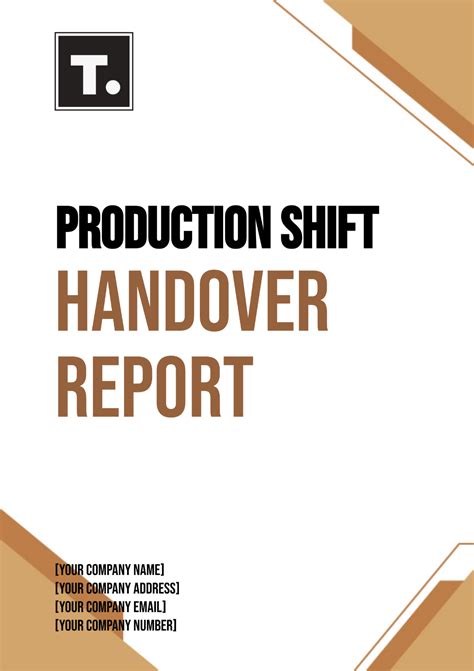 FREE Handover Report Templates Equipment Handover Document Template Get Top Document Resources