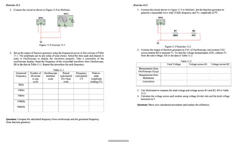 Solved Exercise II Connect The Circuit As Shown In Figure Chegg