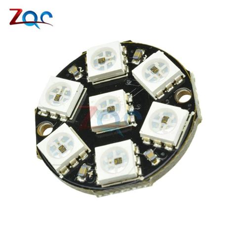 7 Bit 7 Bits Led Ws2812 5050 Rgb Led Ring Lamp Light With Integrated Drivers For Arduino Reverse