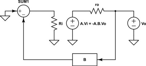 Operational Amplifier How Does Negative Feedback Change Output Impedance Electrical