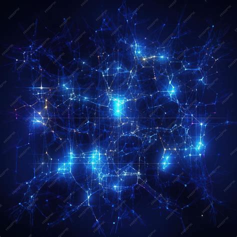 Premium Ai Image Abstract Neural Network Background