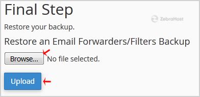 How To Restore CPanel Backup