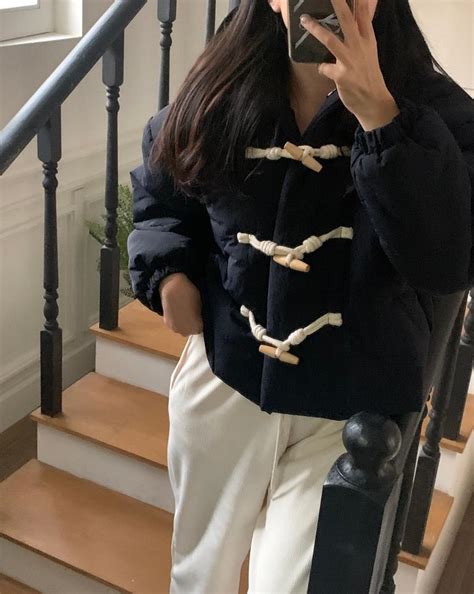 루앤메리 웨더 떡볶이 5온스 숏패딩2col 여성 토글 단추 패딩 위시버킷