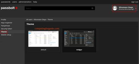 configure passbolt password manager on linux computingforgeeks