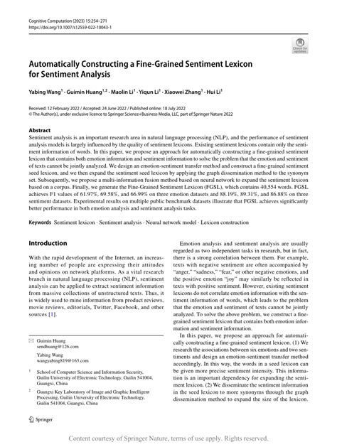 Automatically Constructing A Fine Grained Sentiment Lexicon For Sentiment Analysis