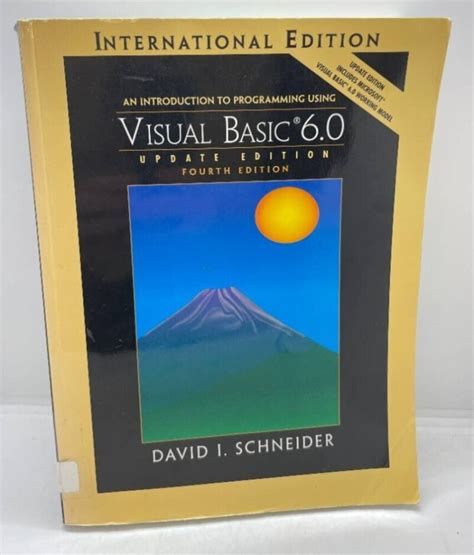 An Introduction To Programming Using Visual Basic 60 By David I Schneider Oxfam Shop