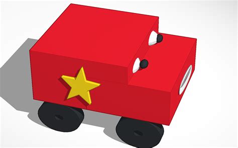 3d Design Lightning Mcqueen Tinkercad